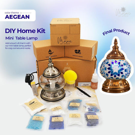 DIY Home Kits - Turkish Mosaic Lamp-Making Sets – Mosaic Art Studio US
